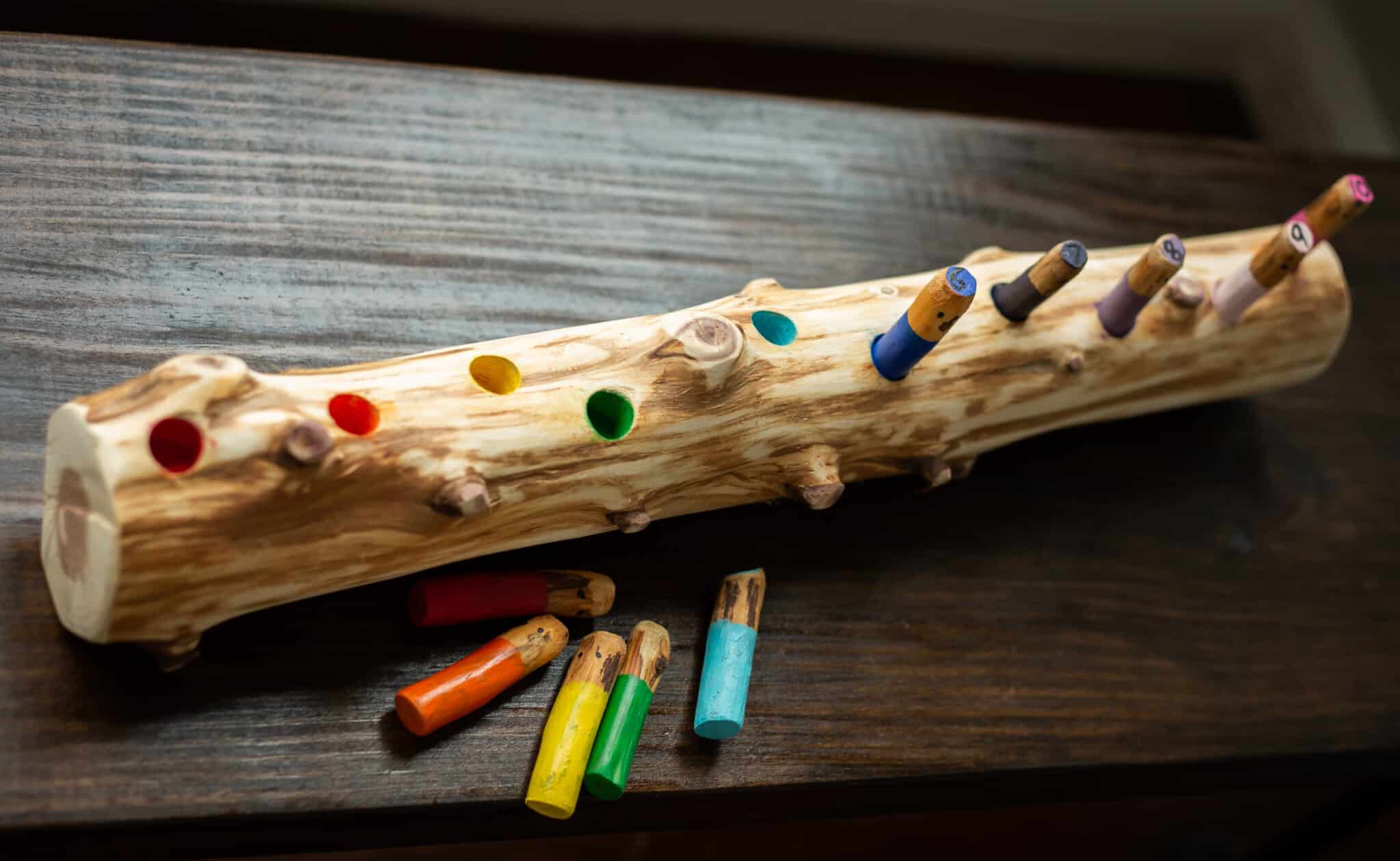 ~DIY Gnome Counting Log~ | Niños & Nature