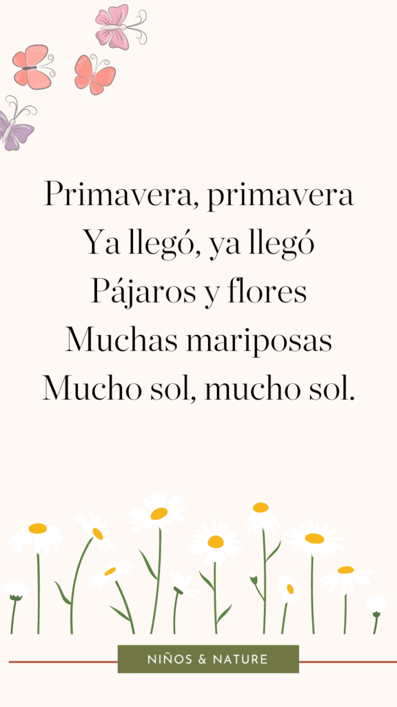The best Spanish songs and poems for spring | Niños & Nature