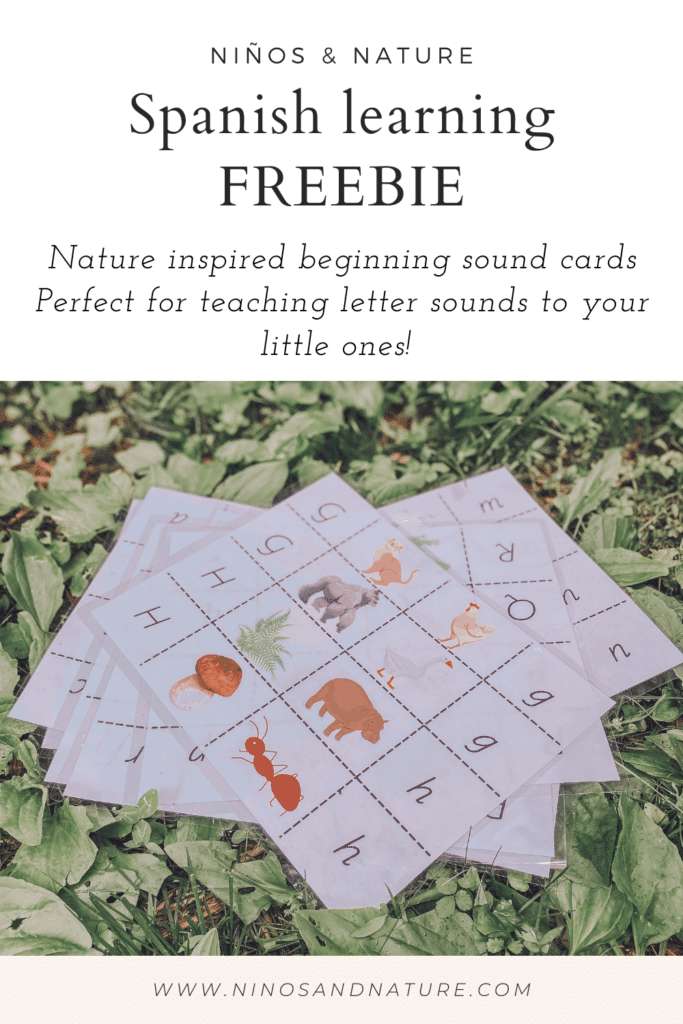 Free Spanish Learning: How to teach beginning sounds at home | Niños ...