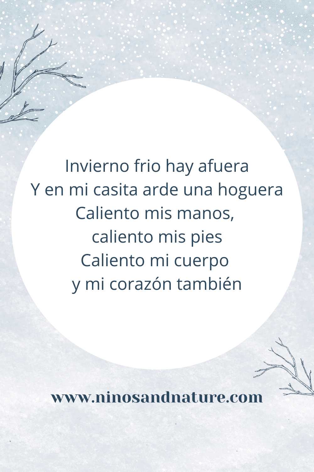 Spanish Winter Poems for Kids - Great Spanish Poetry about Winter ...