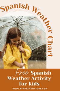 Free Spanish Weather Chart - Weather Words in Spanish - Fun Bilingual ...