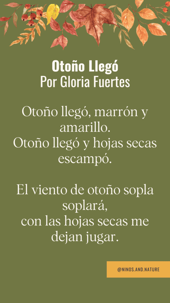 Discover 10 Fun Spanish Poems about Autumn for Kids | Niños & Nature