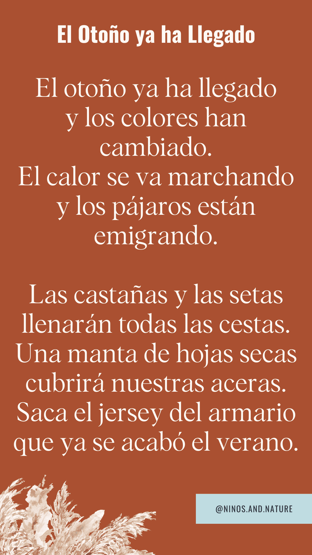 Discover 10 Fun Spanish Poems about Autumn for Kids | Niños & Nature