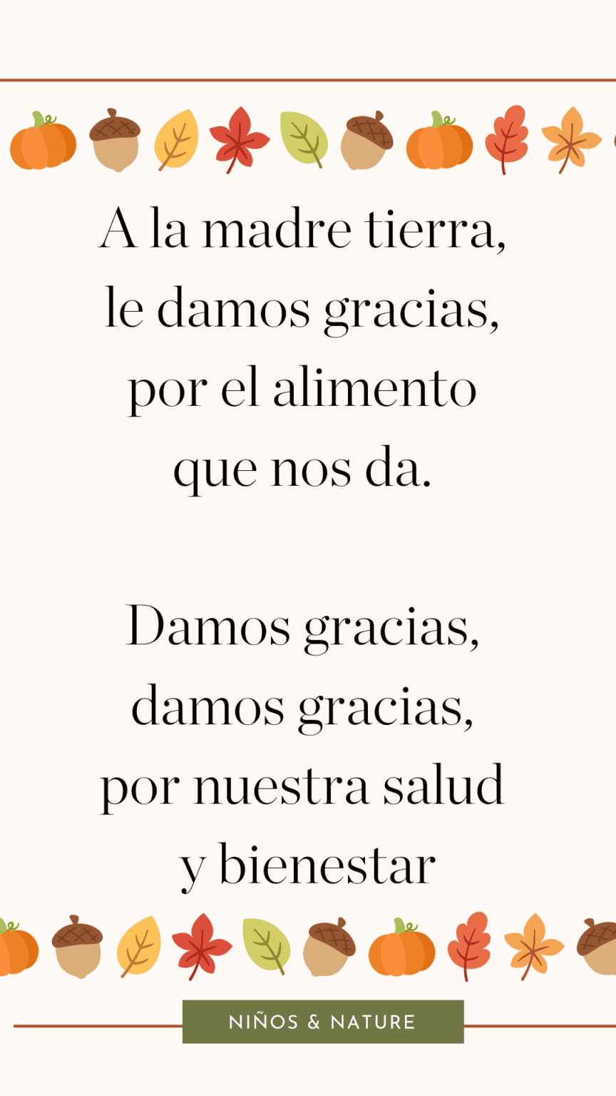 8 Spanish Songs & Poems to Celebrate Thanksgiving | Niños & Nature
