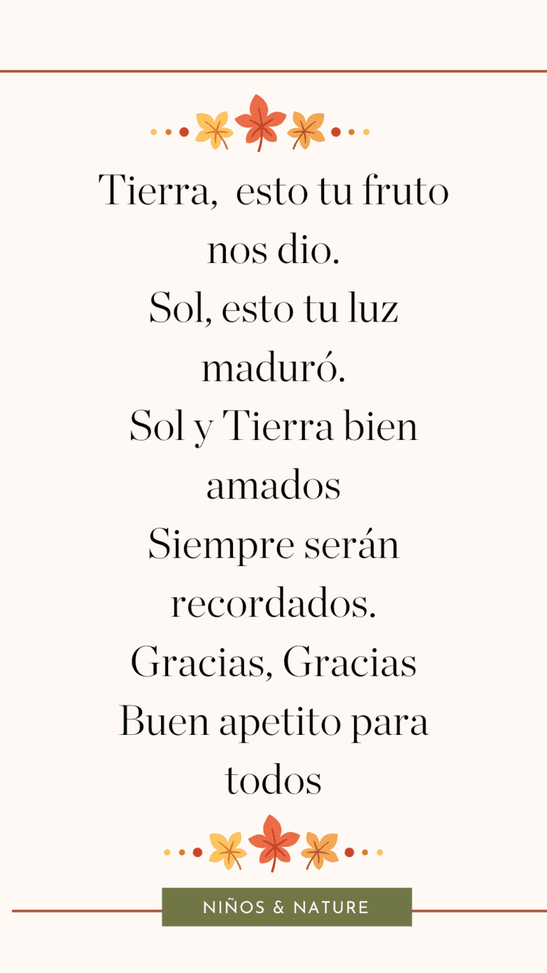 8 Spanish Songs & Poems to Celebrate Thanksgiving | Niños & Nature