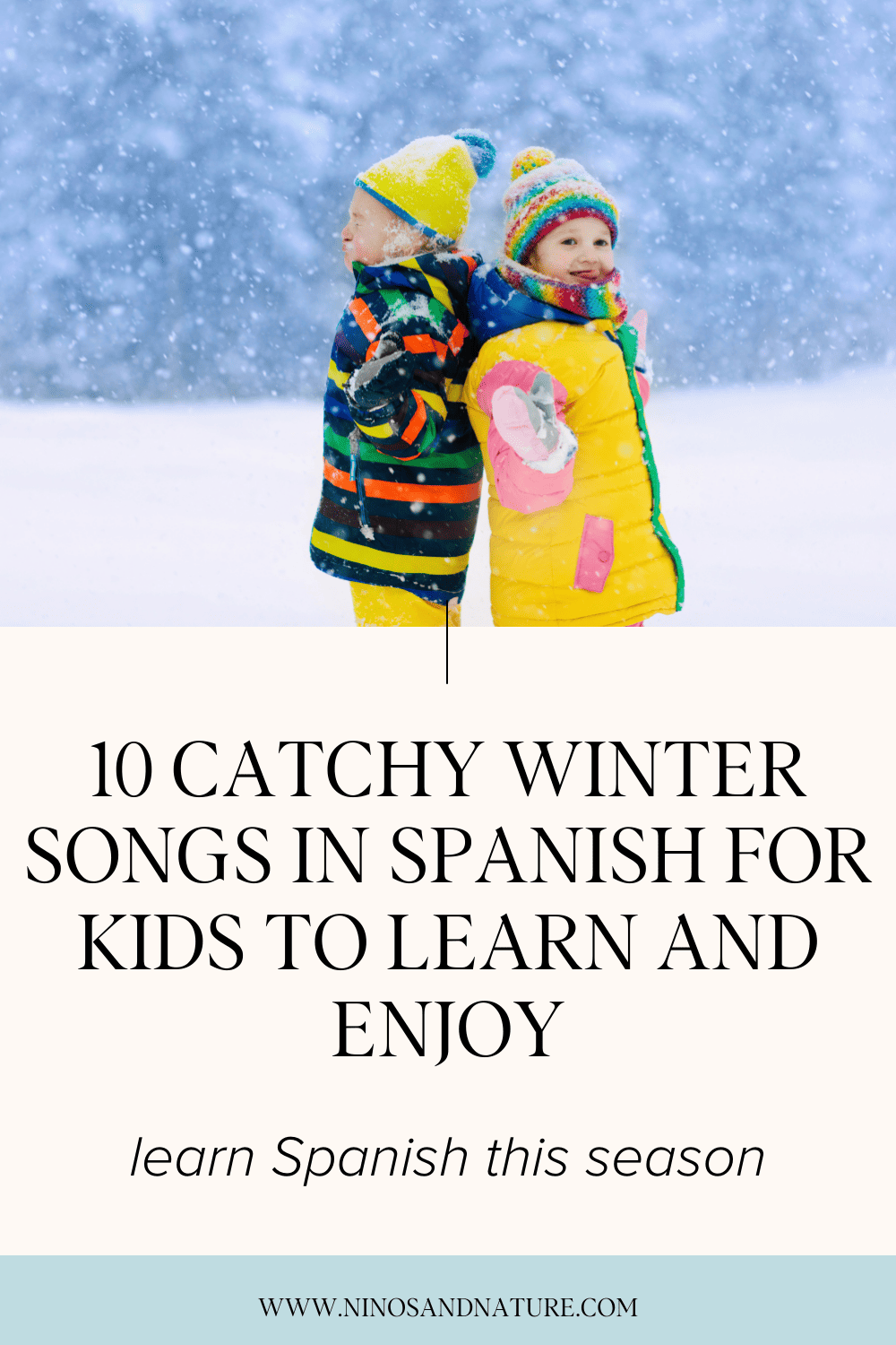 10 Spanish Songs for Kids All about Winter - Learn Spanish this Season ...