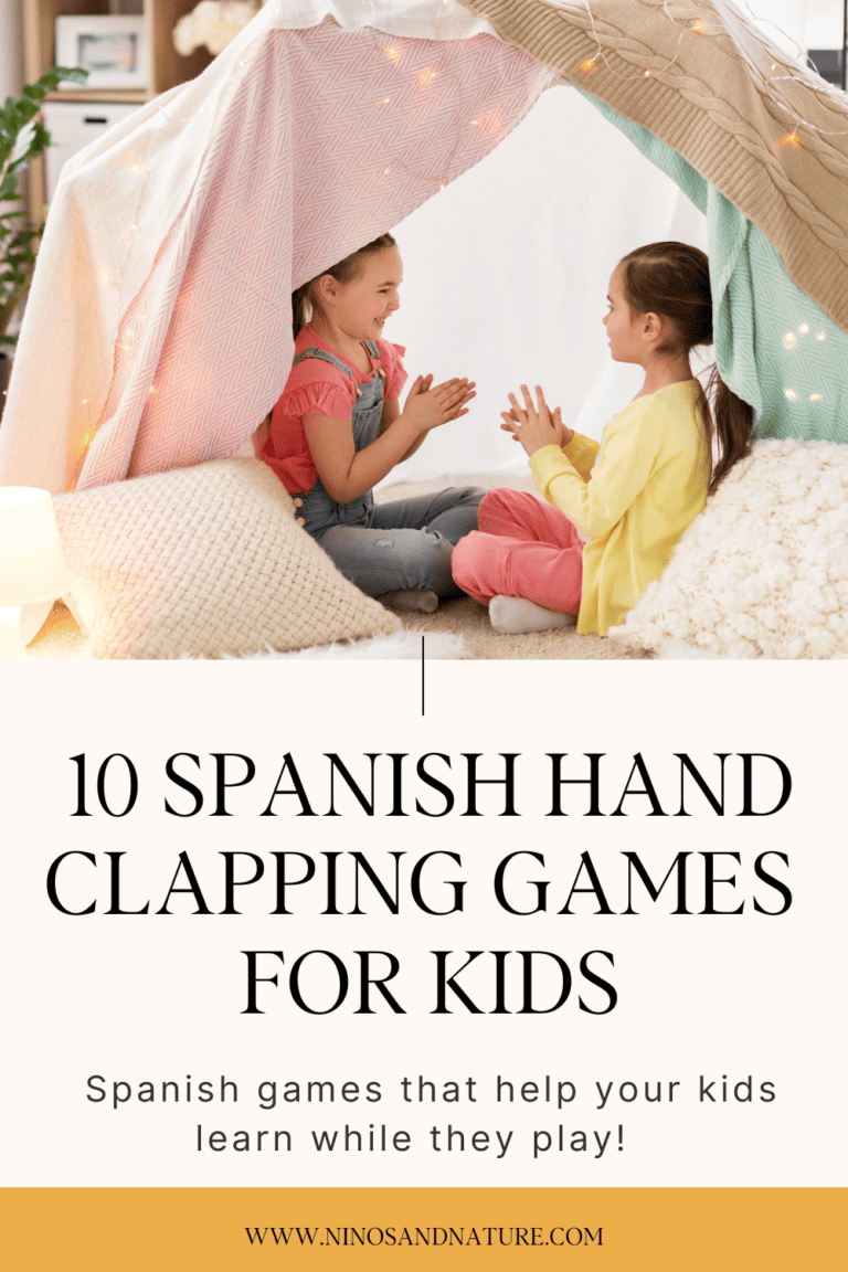 10 Easy Hand Clapping Games for Kids to Learn Spanish | Niños & Nature