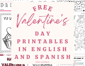 Free Valentine's Day Coloring Pages and Bilingual Activity Pack | Niños ...