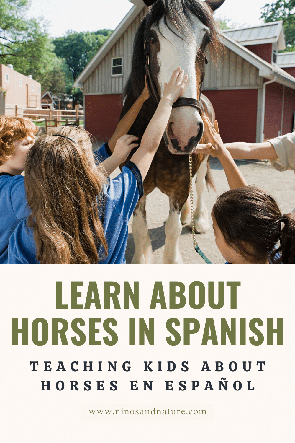 Horses in Spanish with Kids: Fun & Free Spanish Resources | Niños & Nature