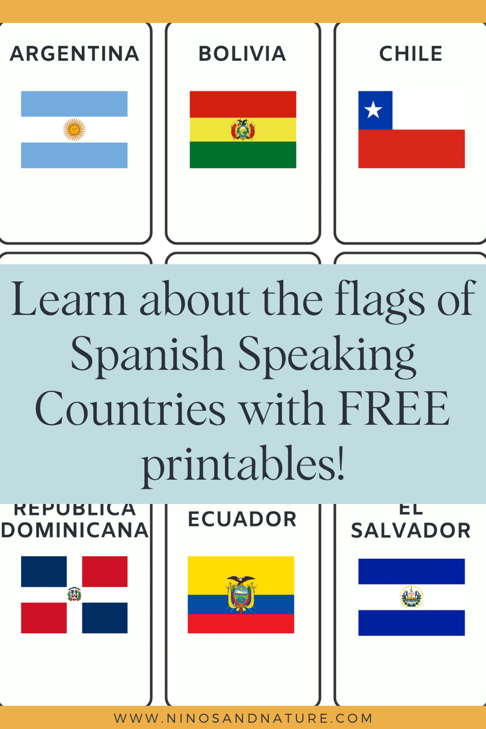 Explore Spanish Speaking Countries Flags: Fun Spanish for Kids | Niños ...
