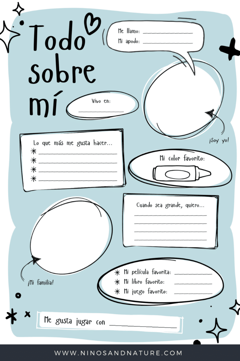 Fun Spanish Printables for Back to School: For Bilingual Families ...