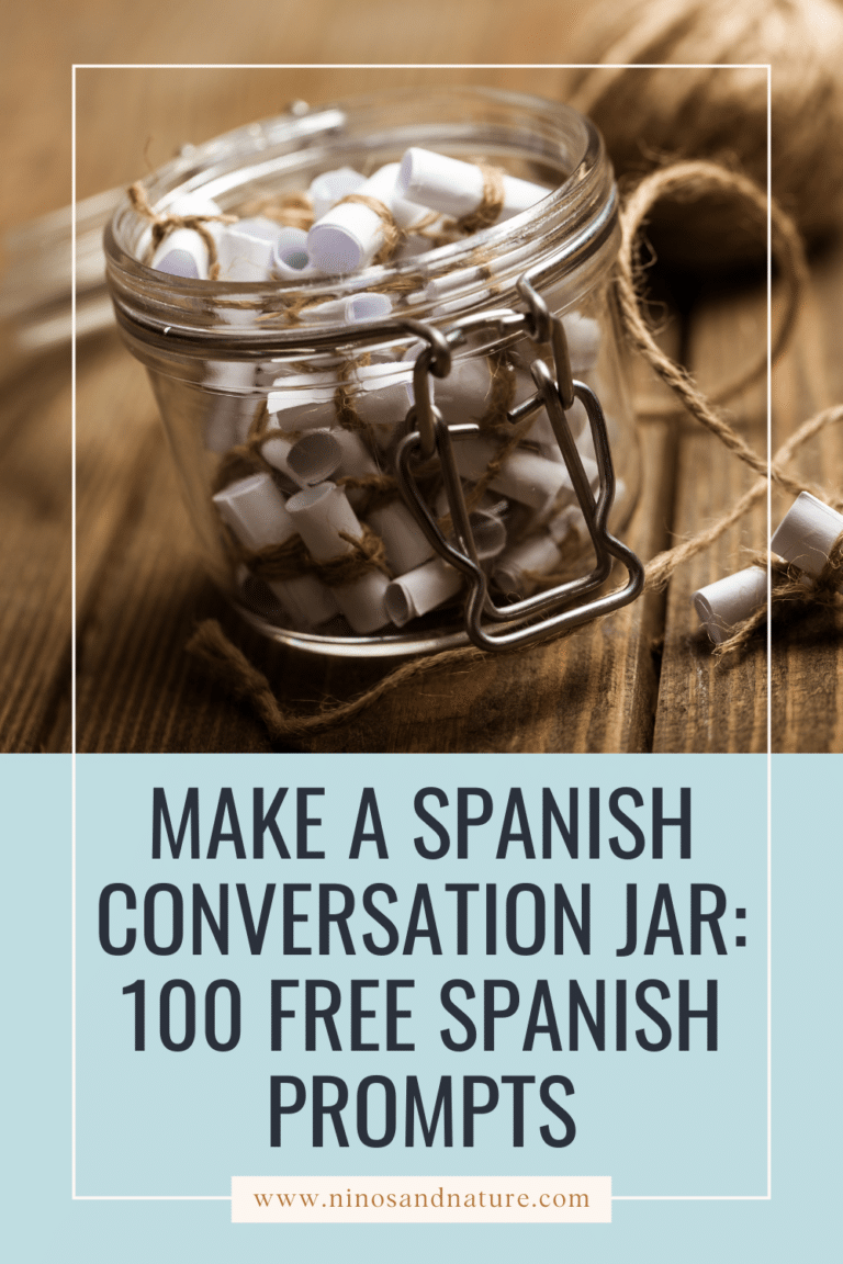 Easy Spanish Conversation Practice - 100 FREE Prompts for Kids | Niños ...