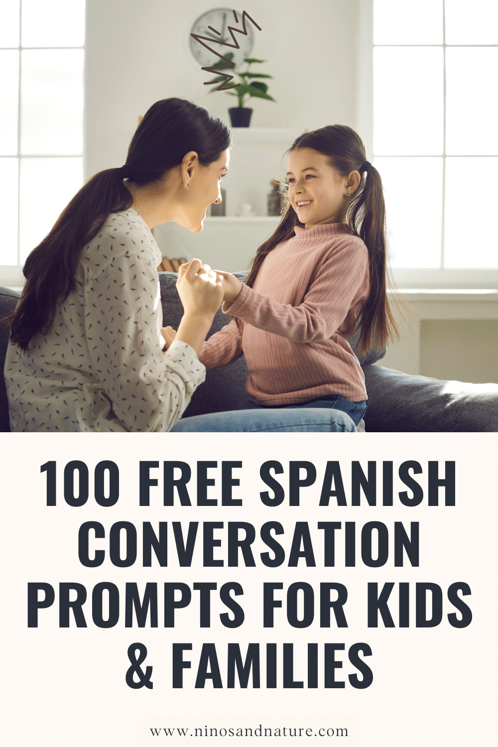 Easy Spanish Conversation Practice - 100 FREE Prompts for Kids | Niños ...