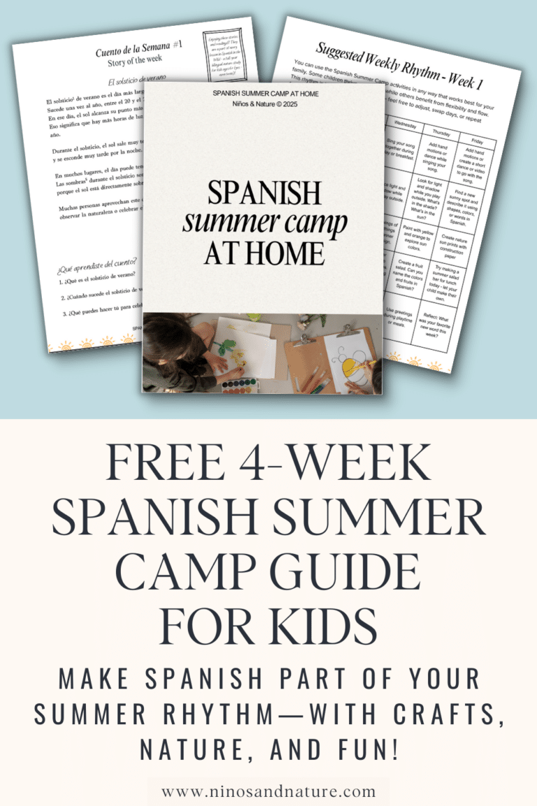 Spanish Summer Camp at Home: 4 Weeks of Nature-Inspired Fun for Kids ...